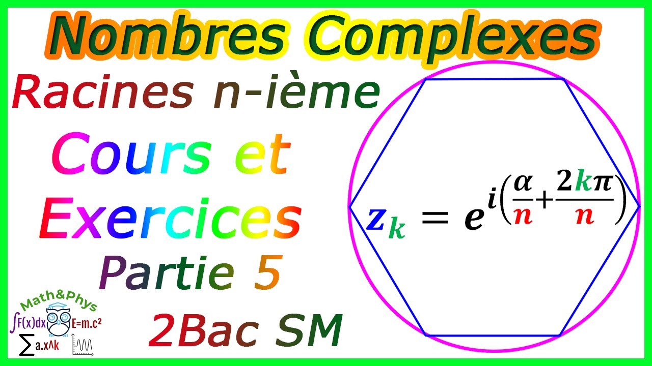 Nombres Complexes - Cours sur les Nombres Complexes - 2 Bac SM ...