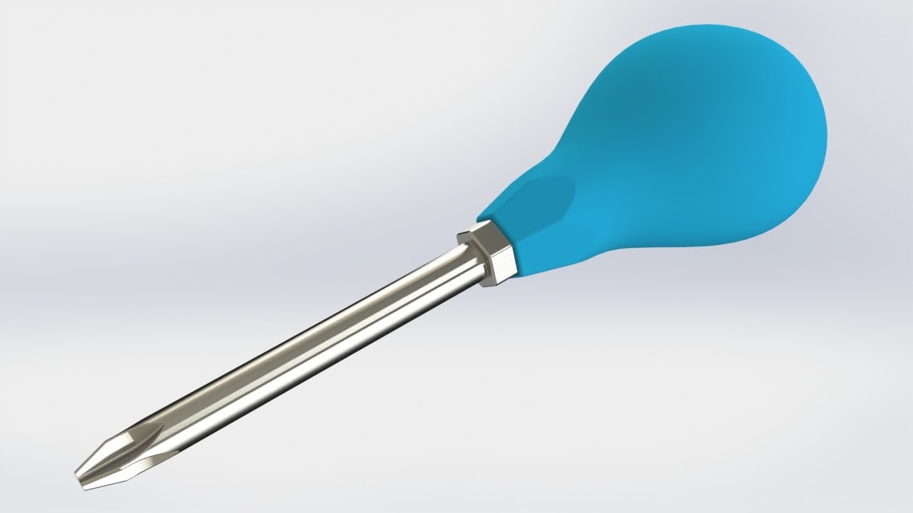 Solidworks: screwdriver - YouTube