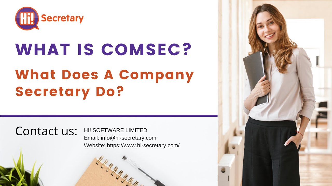 Company Secretary - What is ComSec? - YouTube