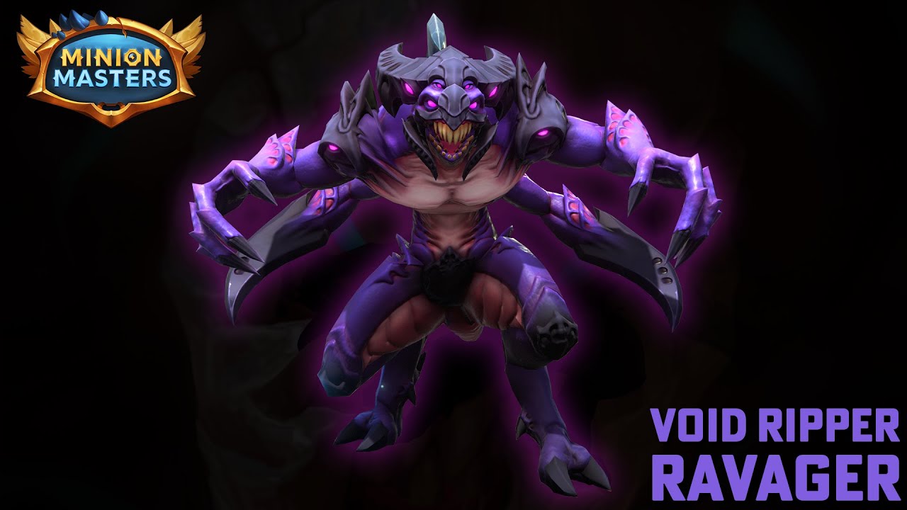 Void Ripper Ravager Legendary Skin - Minion Masters - Gameplay - YouTube