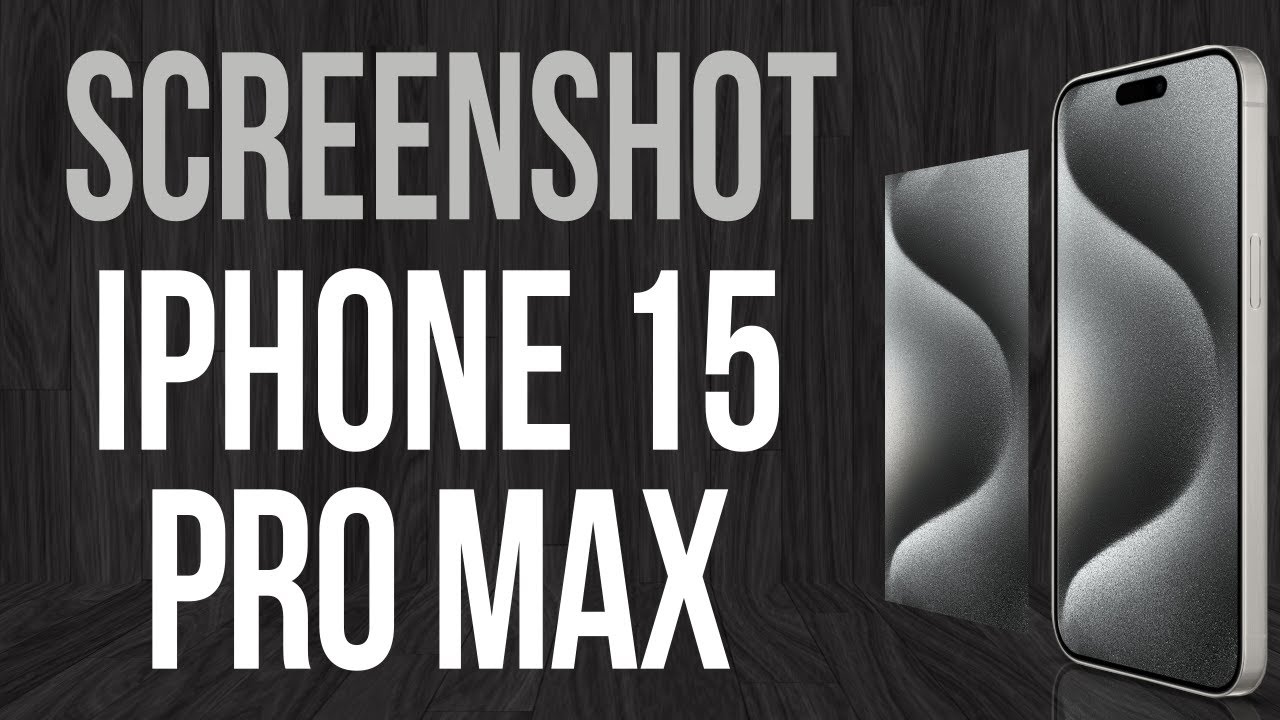 How to take a screenshot on the iPhone 15 Pro Max (2 methods) - YouTube