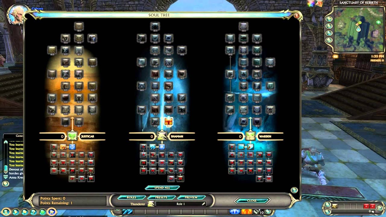 RIFT for Beginners Episode 2: Soul Tree's and Preset Builds overview ...