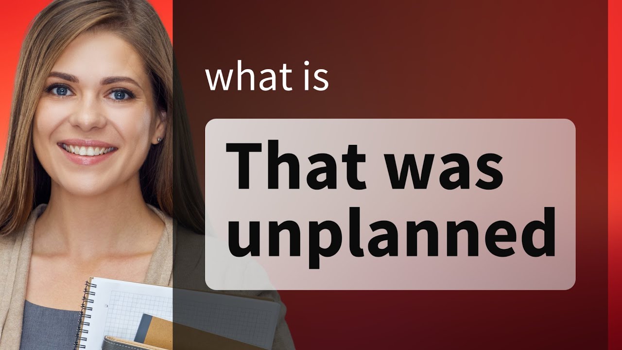 Unplanned Moments: Understanding Spontaneity in English - YouTube