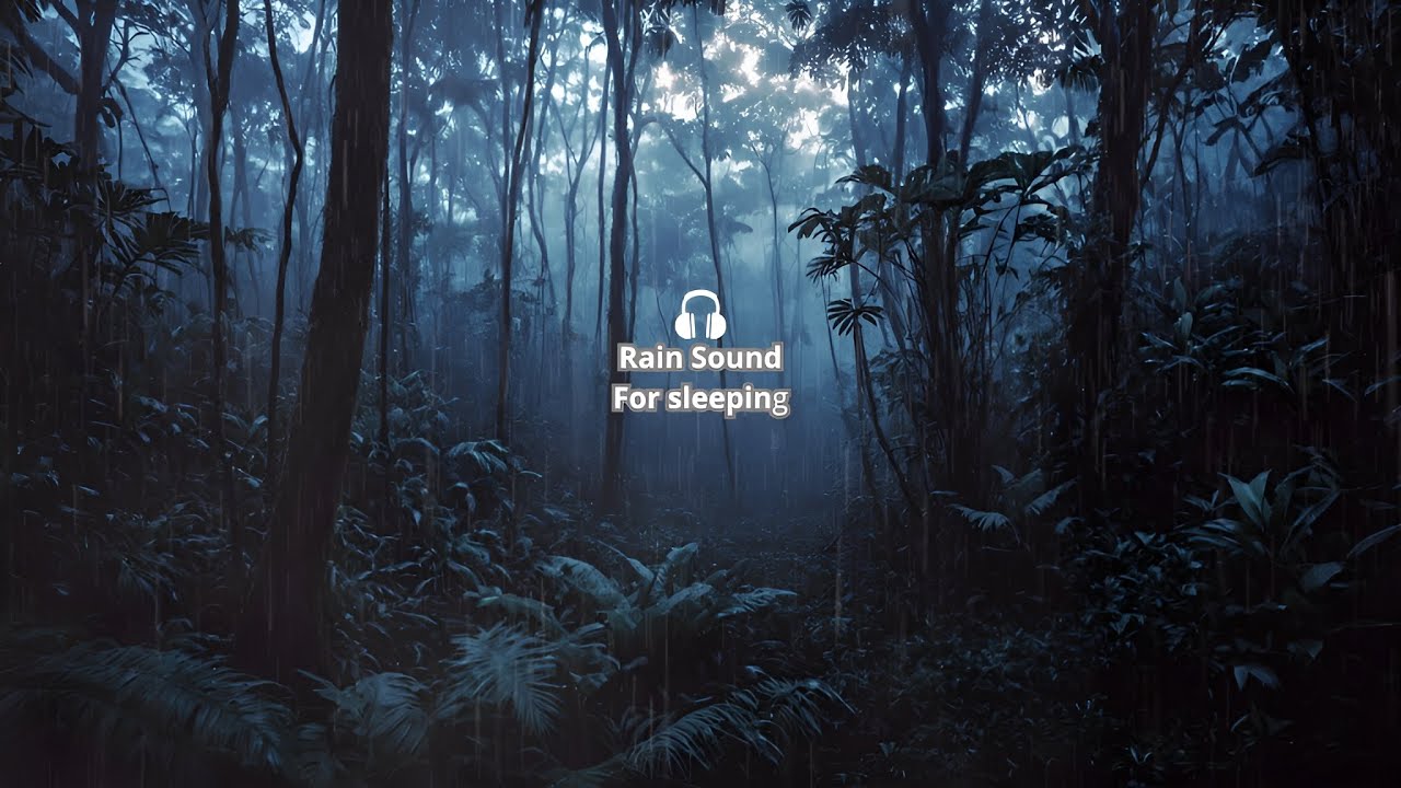 Rainforest Thunderstorm Sounds for Sleep – 10 Hours of Soothing Rain ...