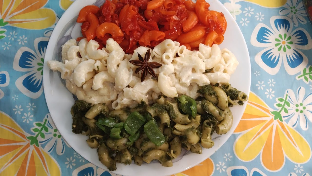 Independence Day Special Tricolour Macaroni || tri color recipe || har ...