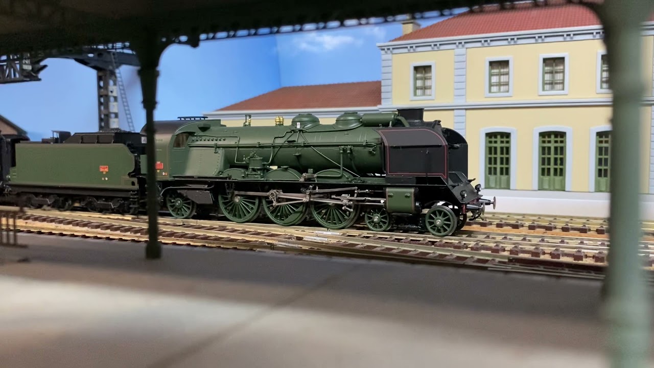 SNCF 231.G.272 and ocem wagons (modelbex, rivarossi and ls models) in 1 ...