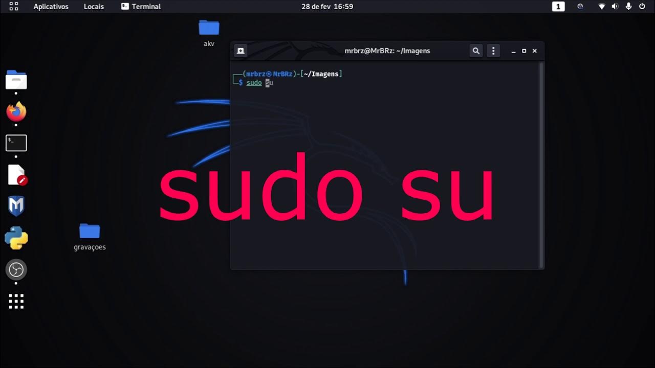 PRINCIPAIS COMANDOS DO TERMINAL NO KALI LINUX - YouTube