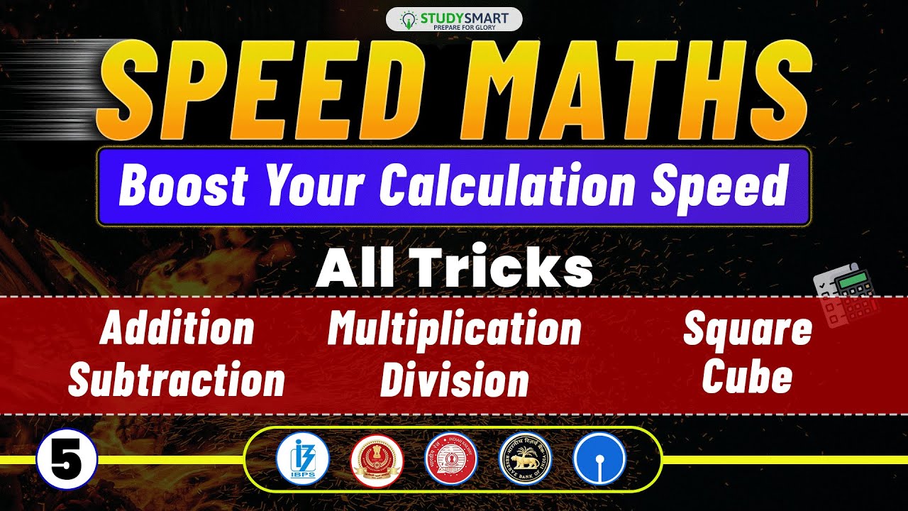 Speed Maths | All Calculation Tricks | Class 5 | Study Smart - YouTube