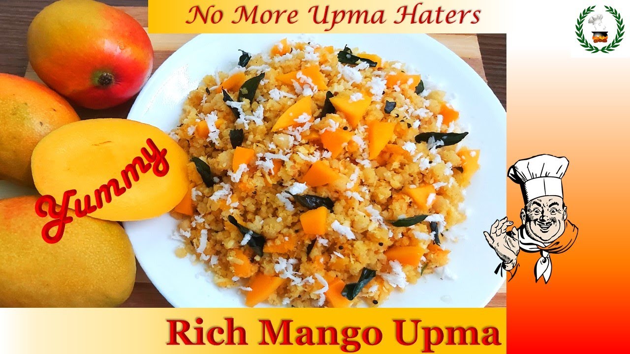 How To Make Mango Upma | Breakfast |English| Upma Haters |Fried Water ...