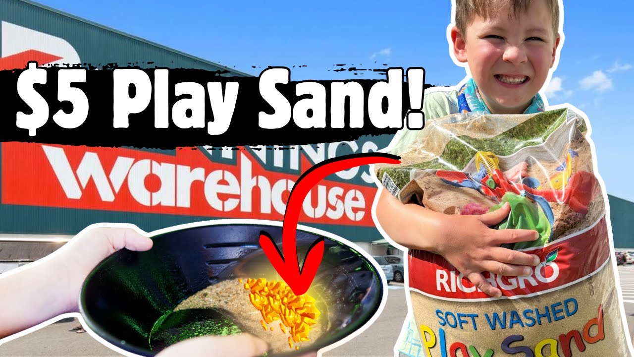 I Found REAL GOLD in $5 BUNNINGS Play Sand?! (SHOCKING!) - YouTube