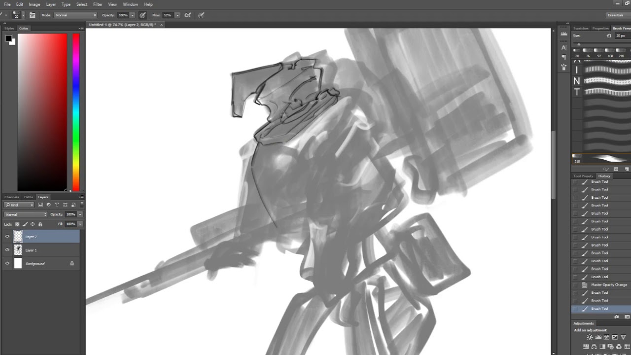 Realtime Sketching - YouTube