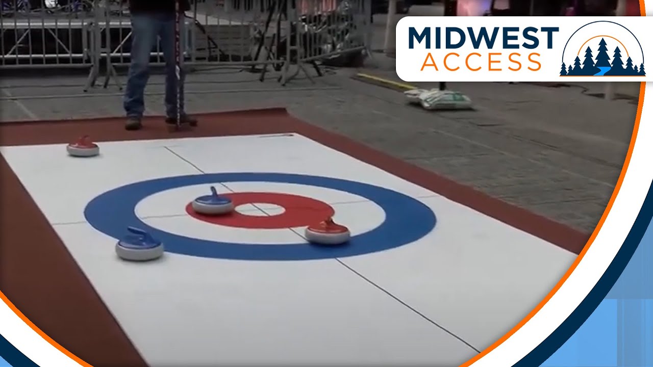 Midwest Access: Curling Lesson at Social Ice - YouTube
