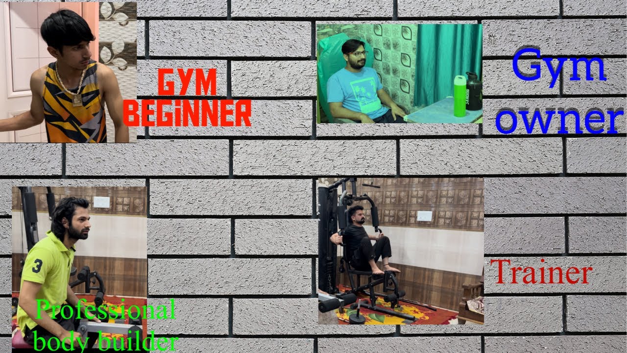First day at gym | Gym beginner | Must watch | funny video #comedy # ...