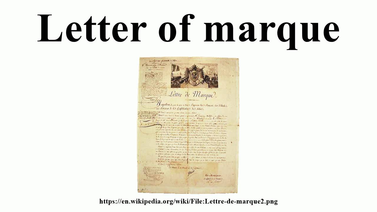 Letter of marque - YouTube