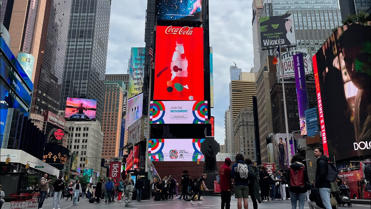 Times Square New York City 4KWalking Tour in Fall 2023 - Midtown ...