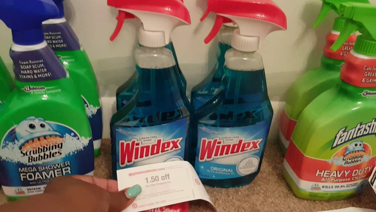 Target deals..cheap windex, scrubbing bubbles - YouTube