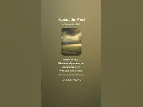 Against the Wind - YouTube