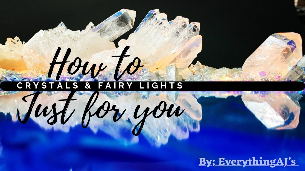 How to; Resin & Crystals with Fairy Lights 🌟😊👍 //by AJ of EverythingAJ ...
