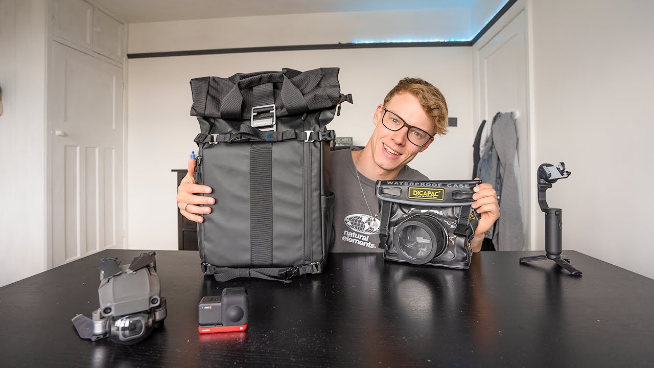 What's in my TRAVEL CAMERA BAG? - Besnfoto Camera Backpack - YouTube