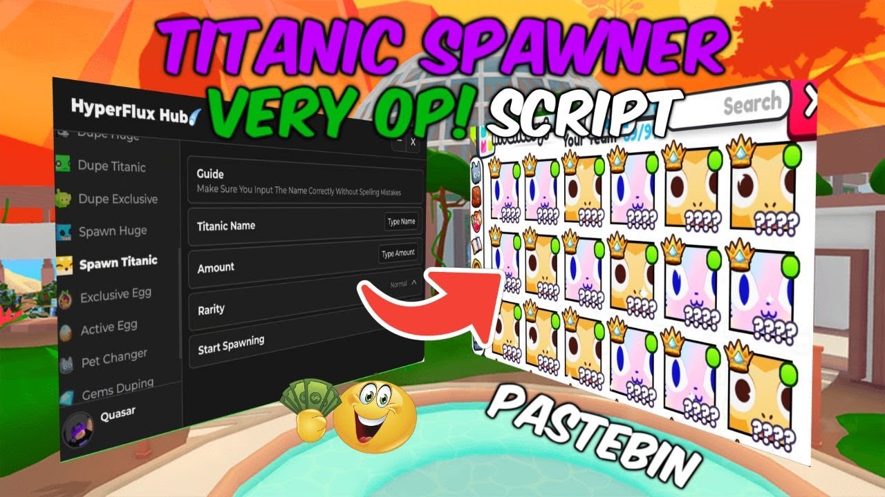 [🦕DINO EVENT🔥]: TITANIC SPAWNING☄️ | PET SIMULATOR 99🧽 SCRIPT | KEYLESS ...