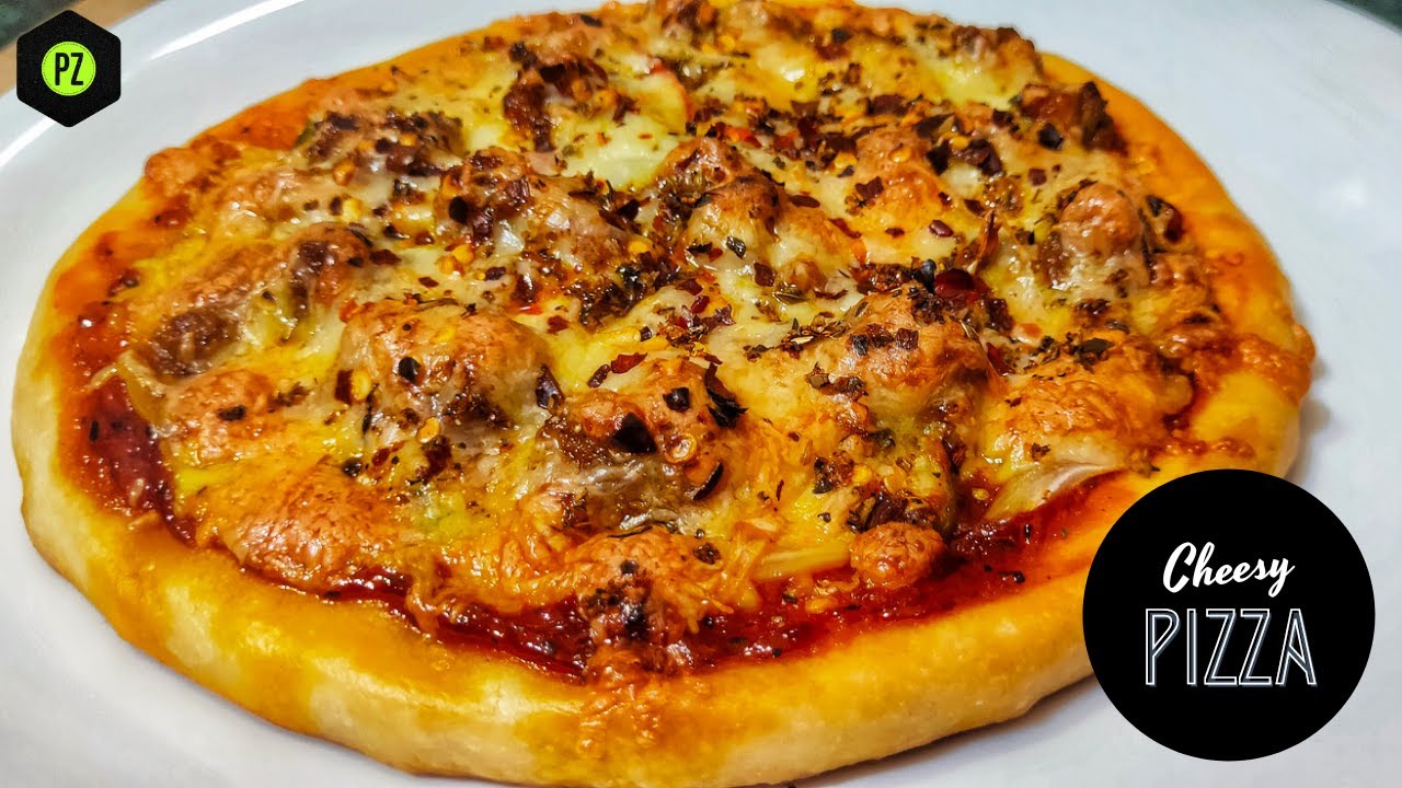 Cheesy Pizza Recipe | Easy cheese pizza recipe - YouTube