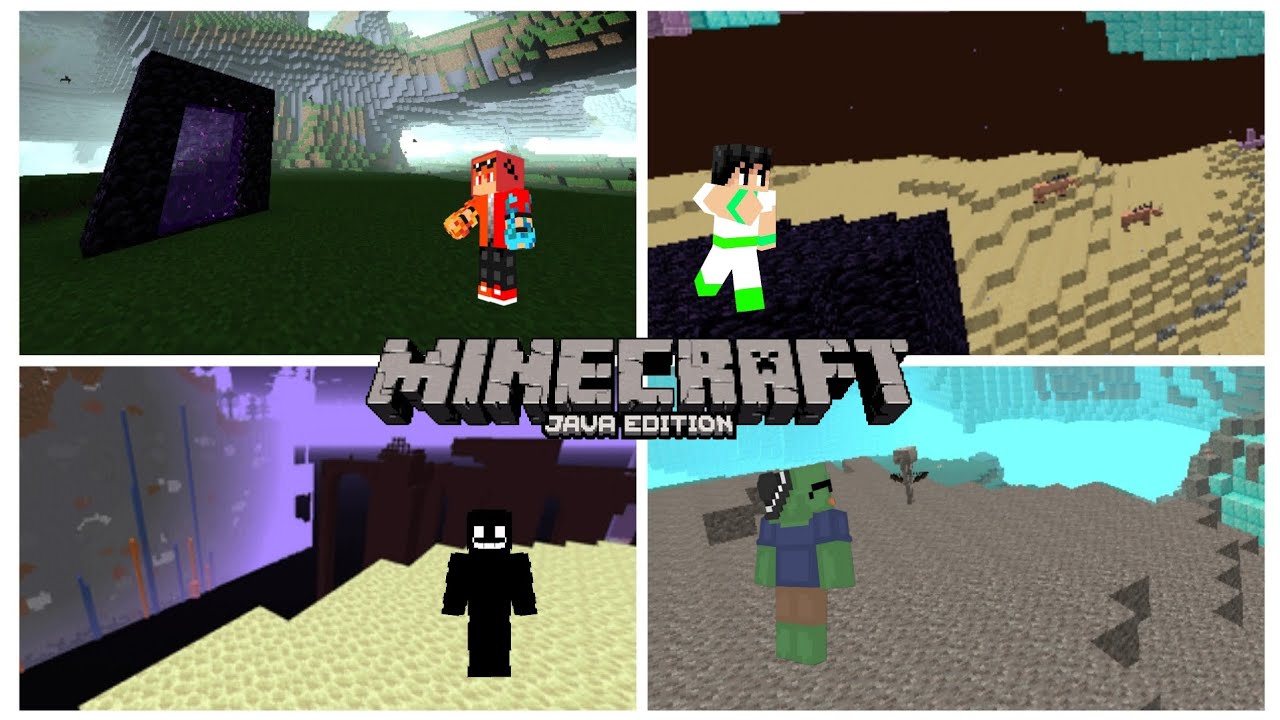 Exploramos DimensÕes Completamente AleatÓrias No Minecraft Youtube