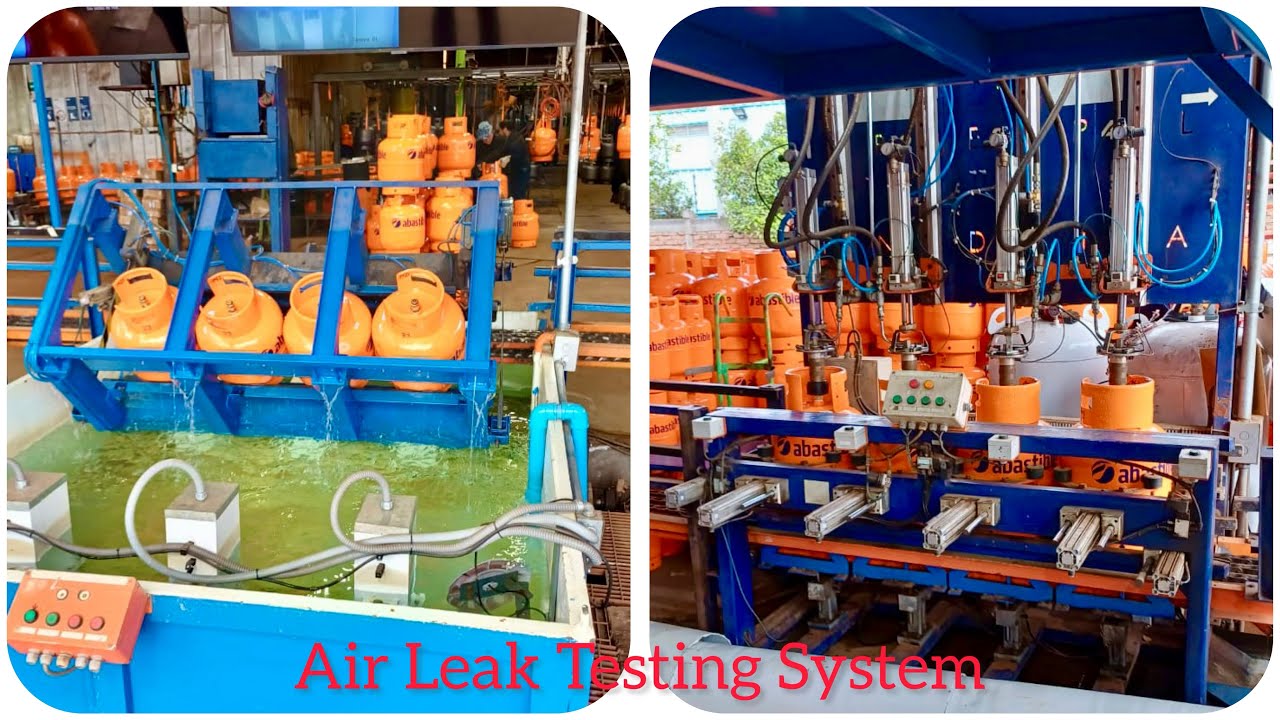LPG Cylinder Air Leakage Testing Machine ! Air Leak Testing System ...