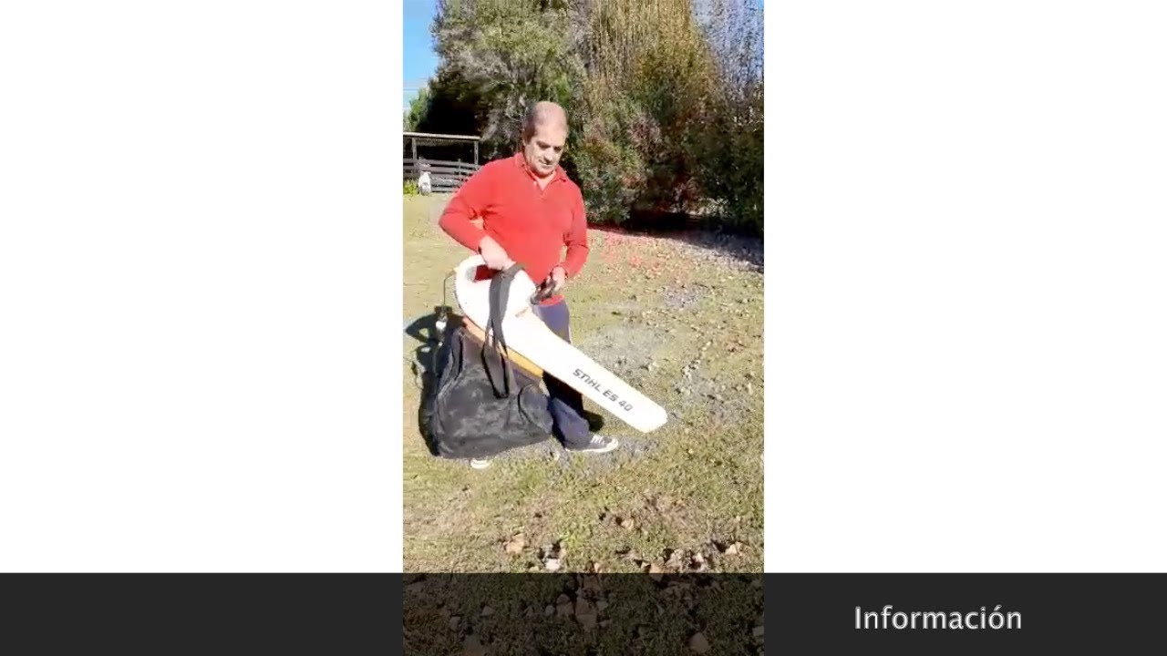 SOPLADORA STIHL ES40 RETRO - YouTube