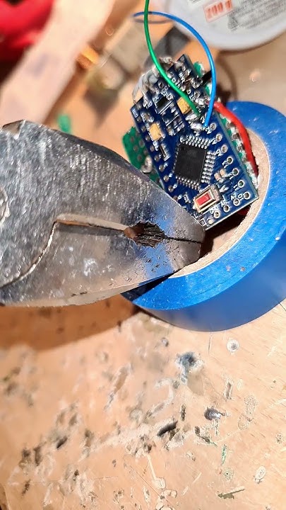 Removing annoying reset button of arduino pro mini. - YouTube