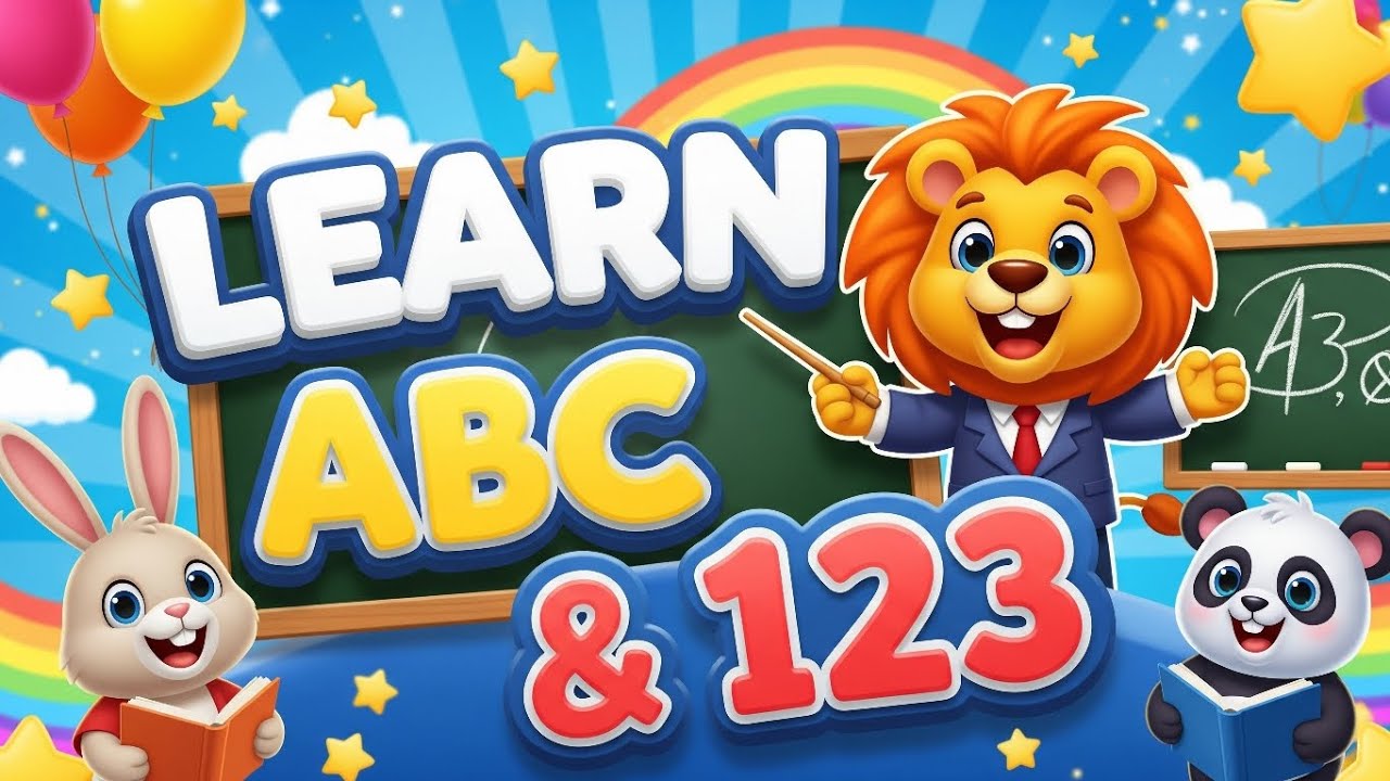 Multiple Learning cartoon for kids in English | 1 hours cartoon time ...