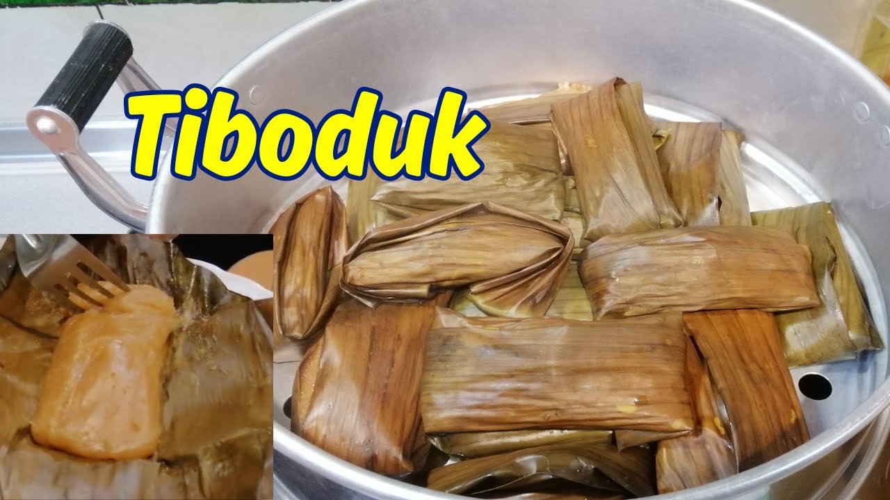 Buat Tiboduk hanya dengan bahan ini || Kuih tradisional Bidayuh - YouTube