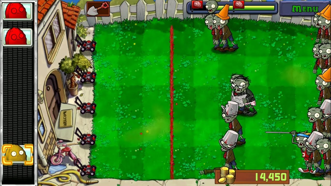 PVZ Adventure 2 (Day: Level 5) & Bonus Game: Whack A Zombies - YouTube