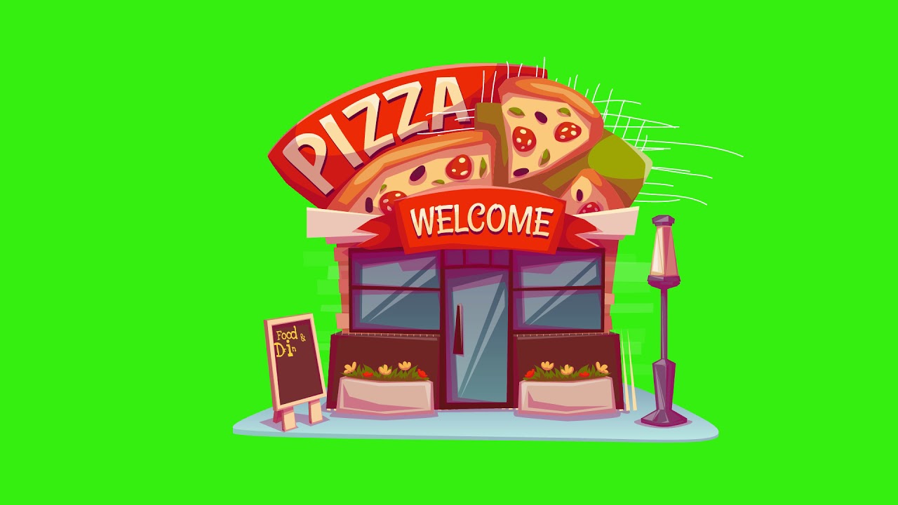 PIZZA Interesting animation at home - YouTube