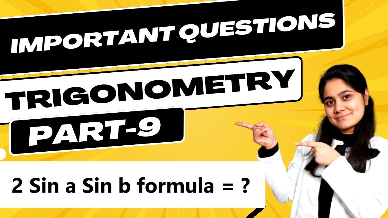 Important Questions of Trigonometry|Chapter Trigonometry|Trigono|Dream ...