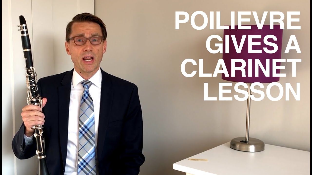 Poilievre Gives a Clarinet Lesson - YouTube