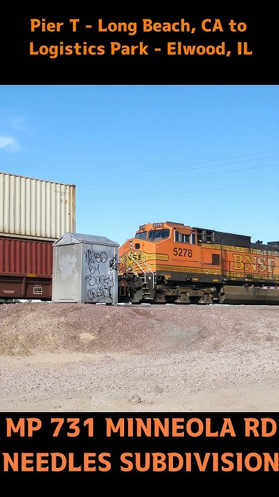 BNSF 5672 EB S LHTLPC Pier T Long Beach, CA to Logistics Park Elwood, IL 3-25-2024 - YouTube