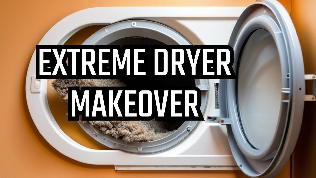 Cleaning a Very Dirty Dryer Vent and Electric Dryer Guide - YouTube