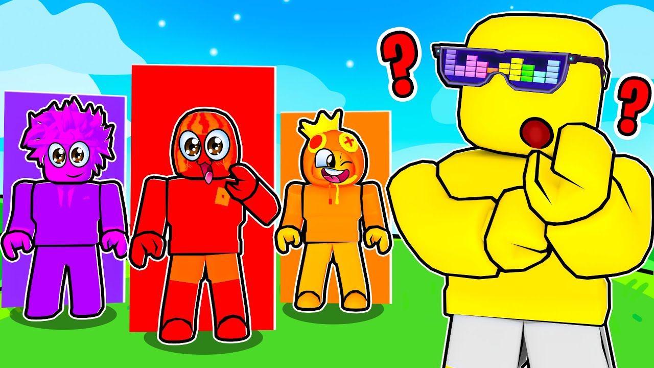 Hide And Seek ROBLOX But BLENDING IN - YouTube