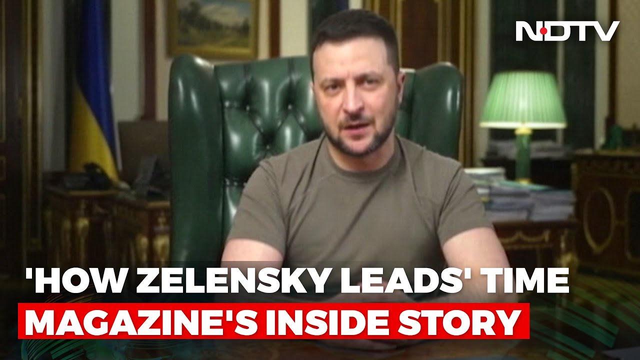 This Is How He Leads: Ukraine's Zelensky Is On Time Magazine's Cover ...