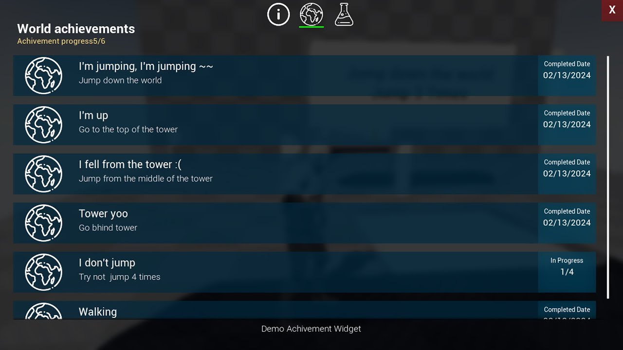 Unreal Engine 4/5 (Achievement System Showcase) - YouTube