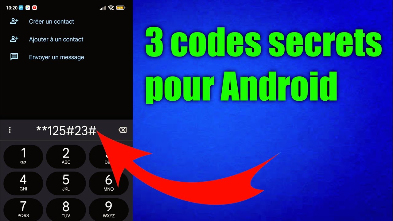 3 codes secrets pour Android et iOS - YouTube