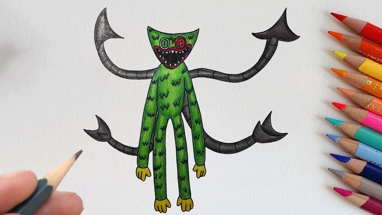 How to draw the prototype experiment 1006 ( poppy playtime chapter 2 ...