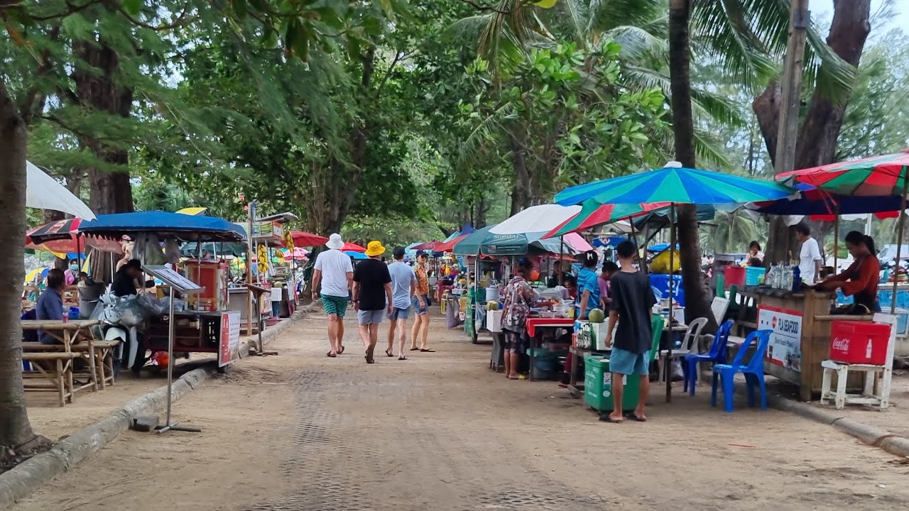 Street Food, Surin Beach, Phuket, Thailand - YouTube