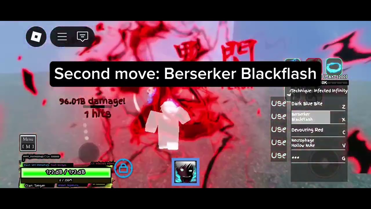 Jujutsu Legacy(Infected Gojo) Showcase - YouTube