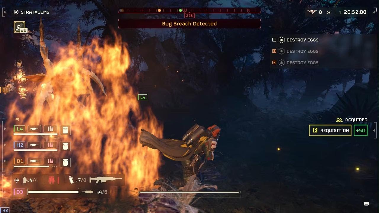 HELLDIVERS 2_when you jetpack into your orbit laser - YouTube