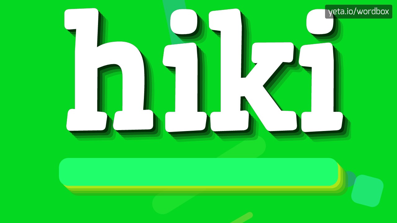 HOW TO SAY HIKI? - YouTube