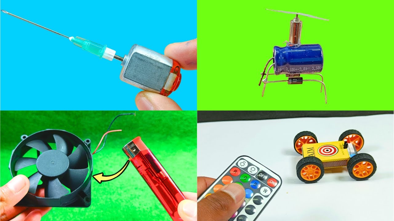 5 शानदार डीसी मोटर लाइफ हैक्स " 5 AWESOME DC MOTOR LIFE HACKS " | DC ...