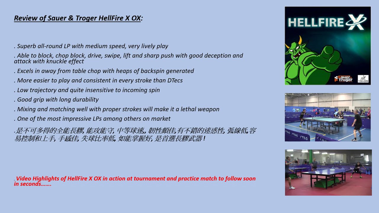 Review of Sauer & Troger Hellfire X OX with video highlights in ...