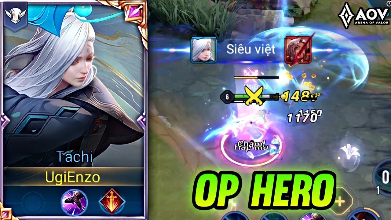 AoV : NEW HERO TACHI | OP HERO - ARENA OF VALOR - YouTube