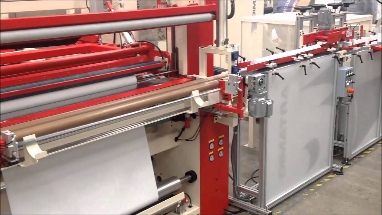 SLITTER REWINDER SMALL ROLLS (SEMIAUTOMATIC) - YouTube